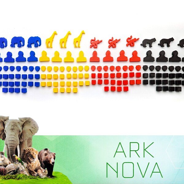 Ark Nova Animal Tokens - Etsy