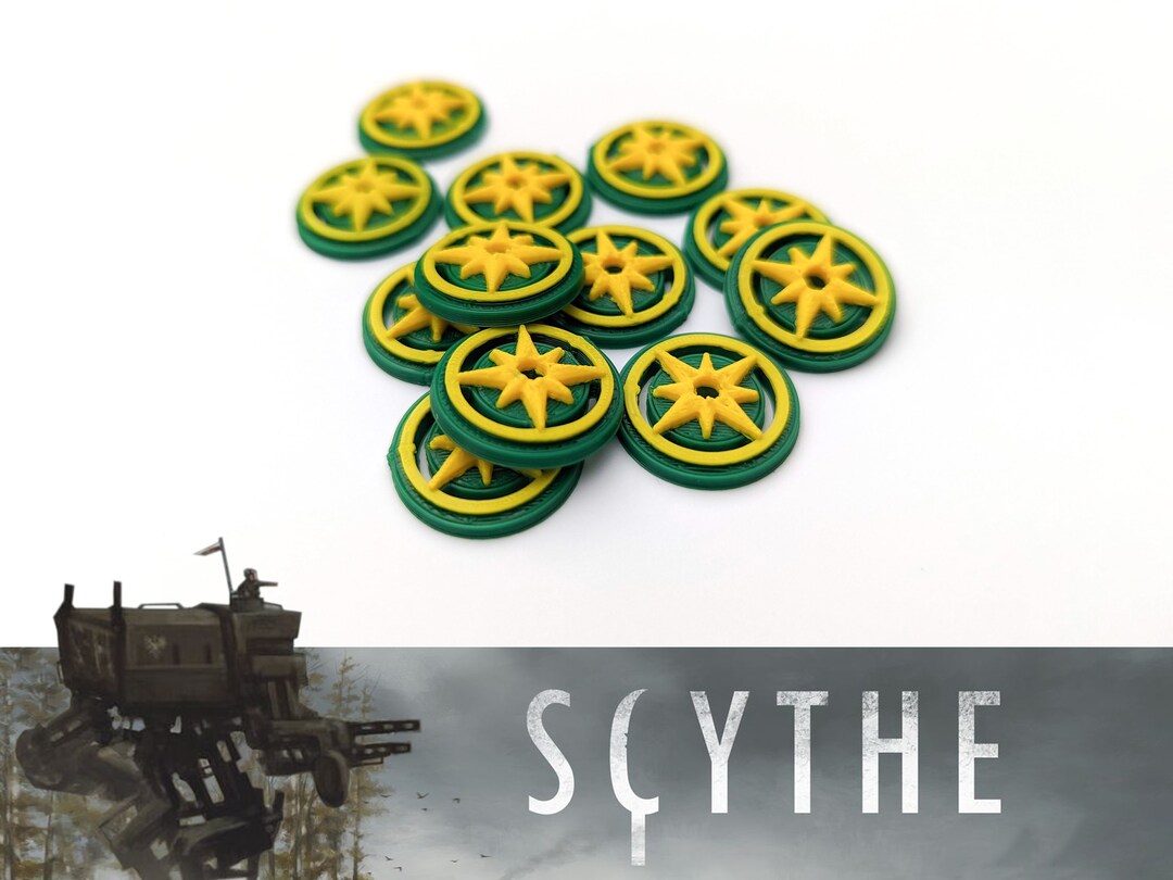 Scythe: 12x Encounter Tokens Update Set - Etsy