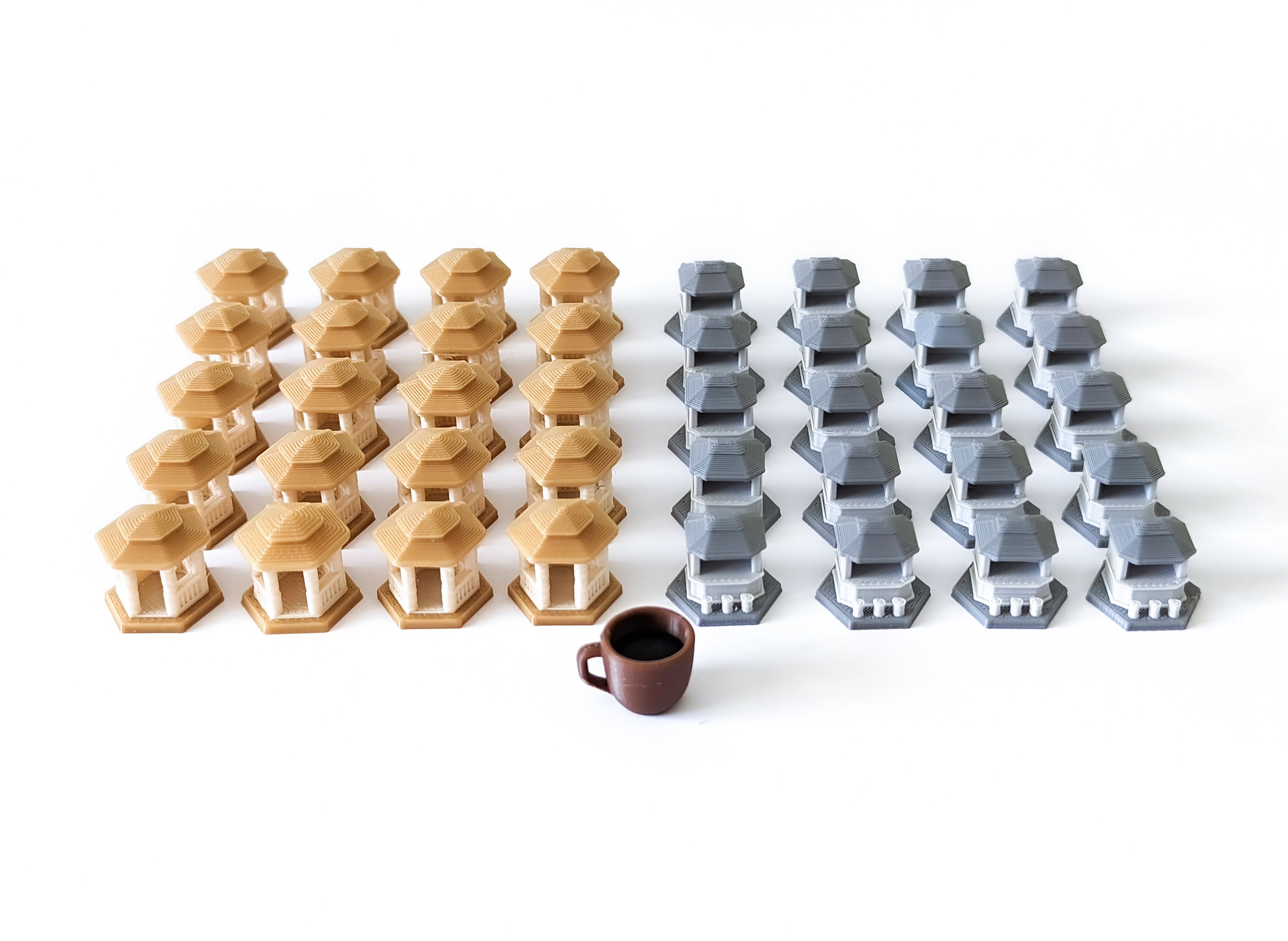 Ark Nova: Kiosks and Pavilions Upgrade Set 40x Buildings 1x - Etsy UK