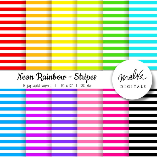 Horizontal Stripes - Etsy