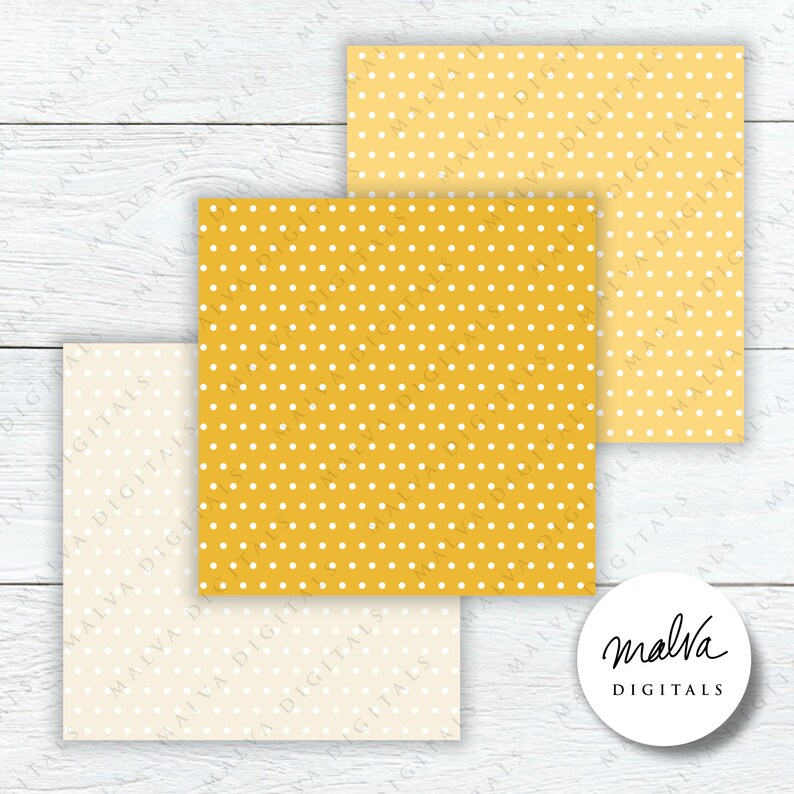 Yellow and Gray Digital Paper Pack Yellow Shades Gray - Etsy