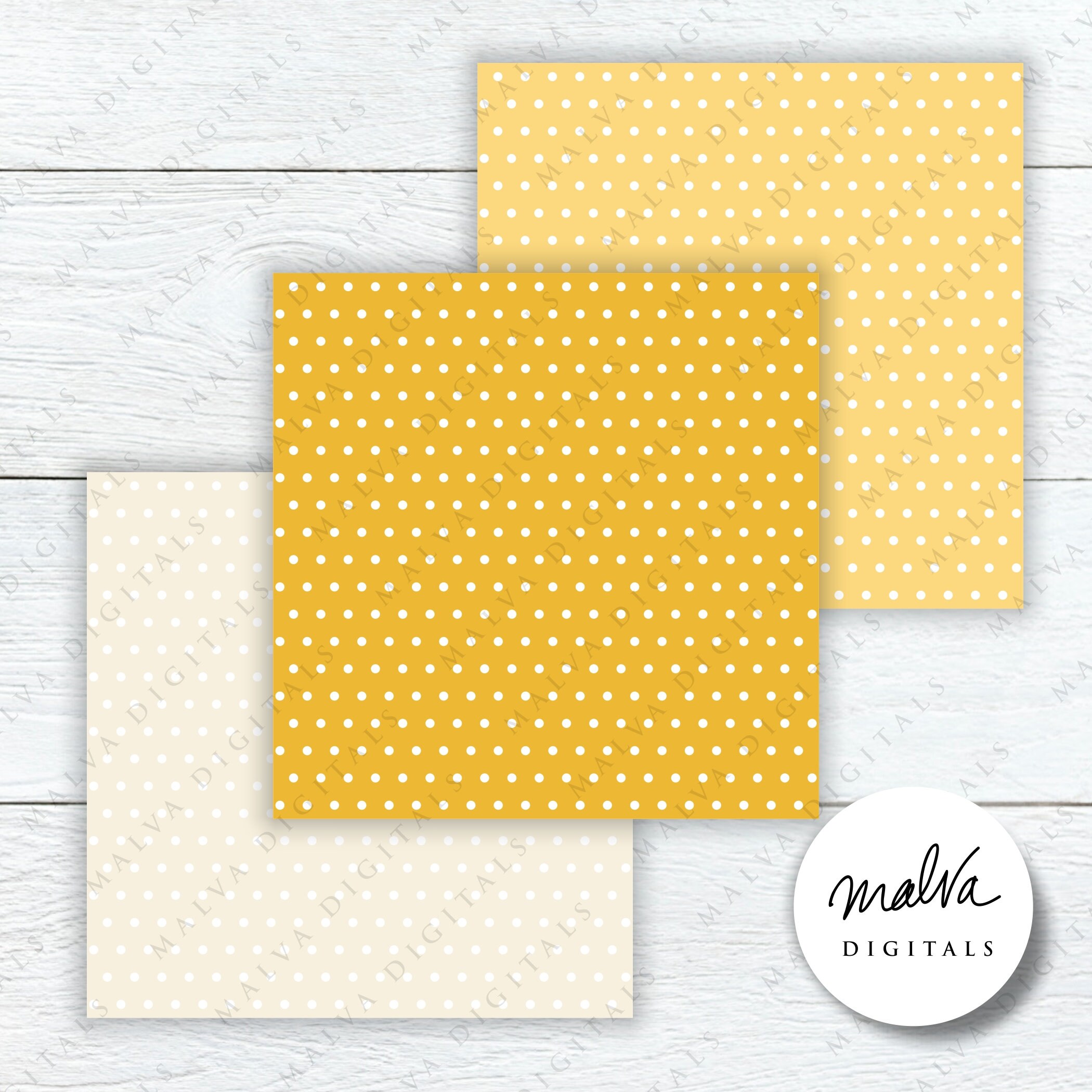 Yellow and Gray Digital Paper Pack, Yellow Shades, Gray Shades ...