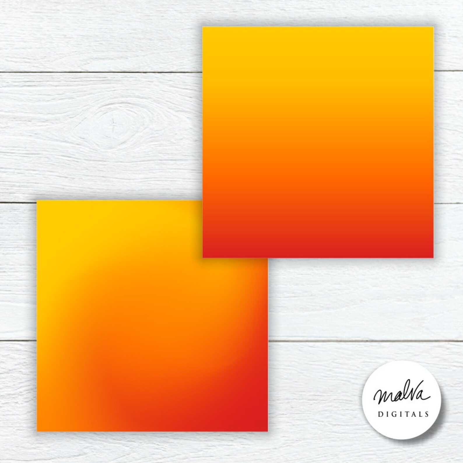 Red Orange Yellow Gradient Digital Paper Pack, Digital Background ...