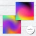 Neon Rainbow Gradient Digital Paper Pack, Neon Digital Background, Neon ...