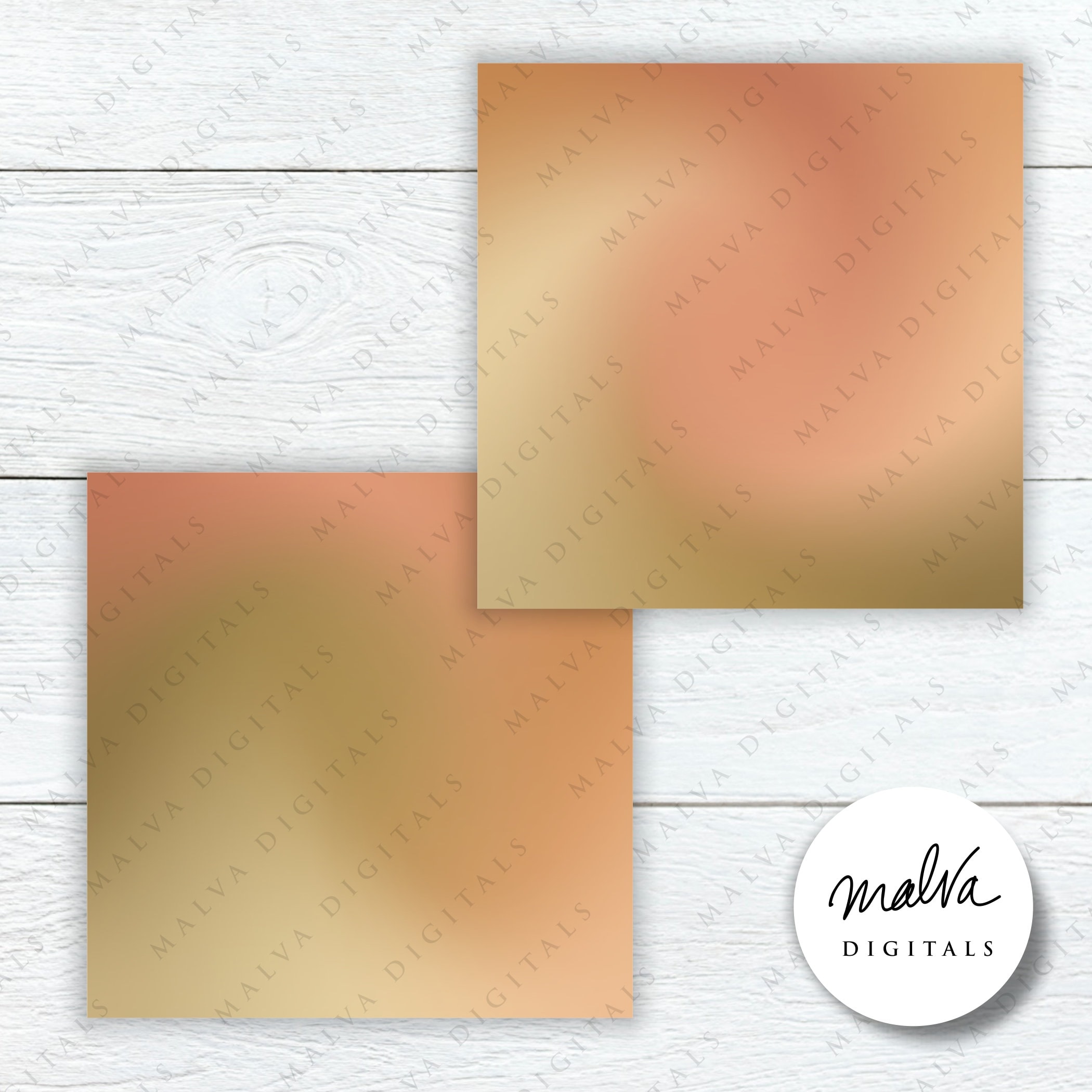 Earthy Boho Ombre Digital Paper Pack, Bohemian Digital Background ...