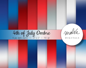 Patriotic Paper Digital - Etsy