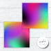 Neon Rainbow Gradient Digital Paper Pack, Neon Digital Background, Neon ...