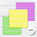Neon Digital Paper Pack, Bright Colors Digital Scrapbook Paper ...