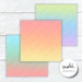 Pastel Ombre Digital Paper Pack, Digital Background, Pastel Rainbow ...