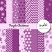 Neon Christmas Digital Paper Pack, Bright Colors Black Background ...