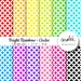Neon Plaids Digital Paper Pack, Bright Rainbow Plaids Background ...