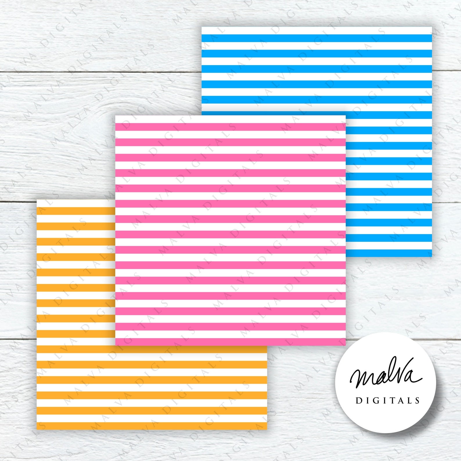 Neon Digital Paper Pack, Bright Colors Digital Scrapbook Paper ...