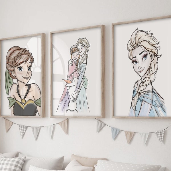 Frozen Wall Art - Etsy