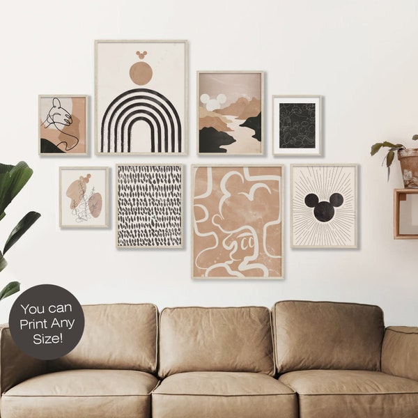 Mickey Mouse Modern Art - Etsy