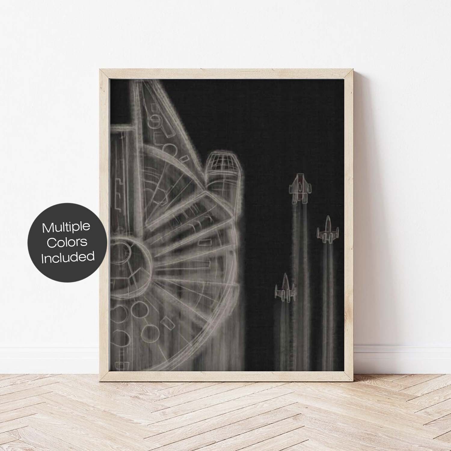 Darth Vader Star Wars Line Art Star Wars Nursery Art Boys - Etsy UK