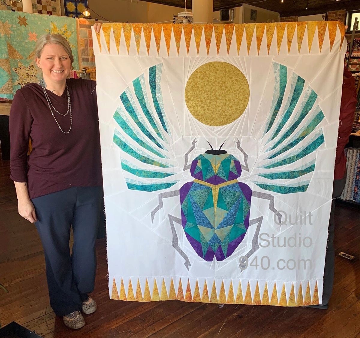 Scarab Egyptian Quilt Pattern Digital Download | Etsy