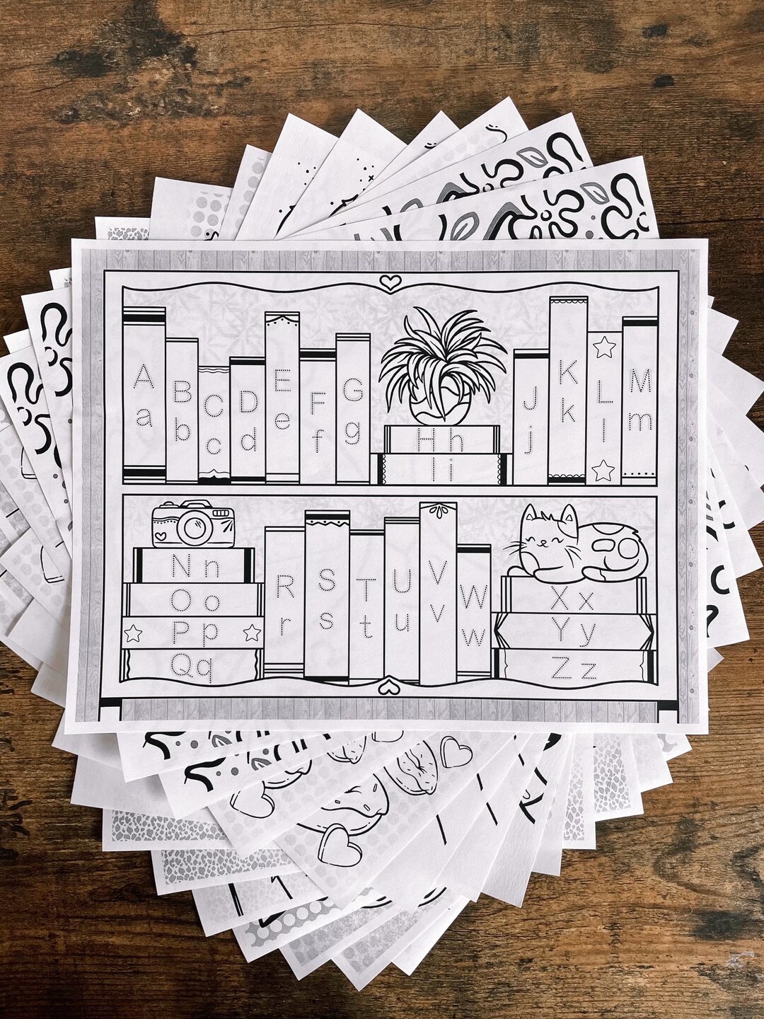 Alphabet Trace and Color Worksheets - Letter Tracing Coloring Sheets ...