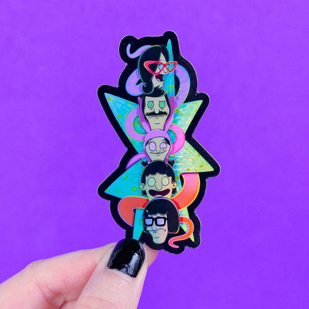 Burger Fam Sticker HOLOGRAPHIC - Etsy
