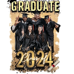 Class of 2024 /graduation Senior Design Template Canva PRO Template DIY ...