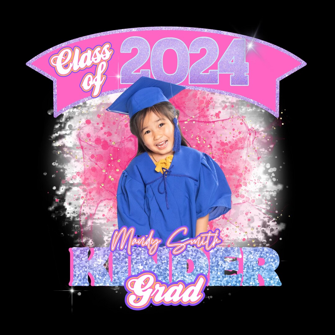 Class of 2024/ Grad Template/ Canva Pro Template/kinder Grad 2024 ...