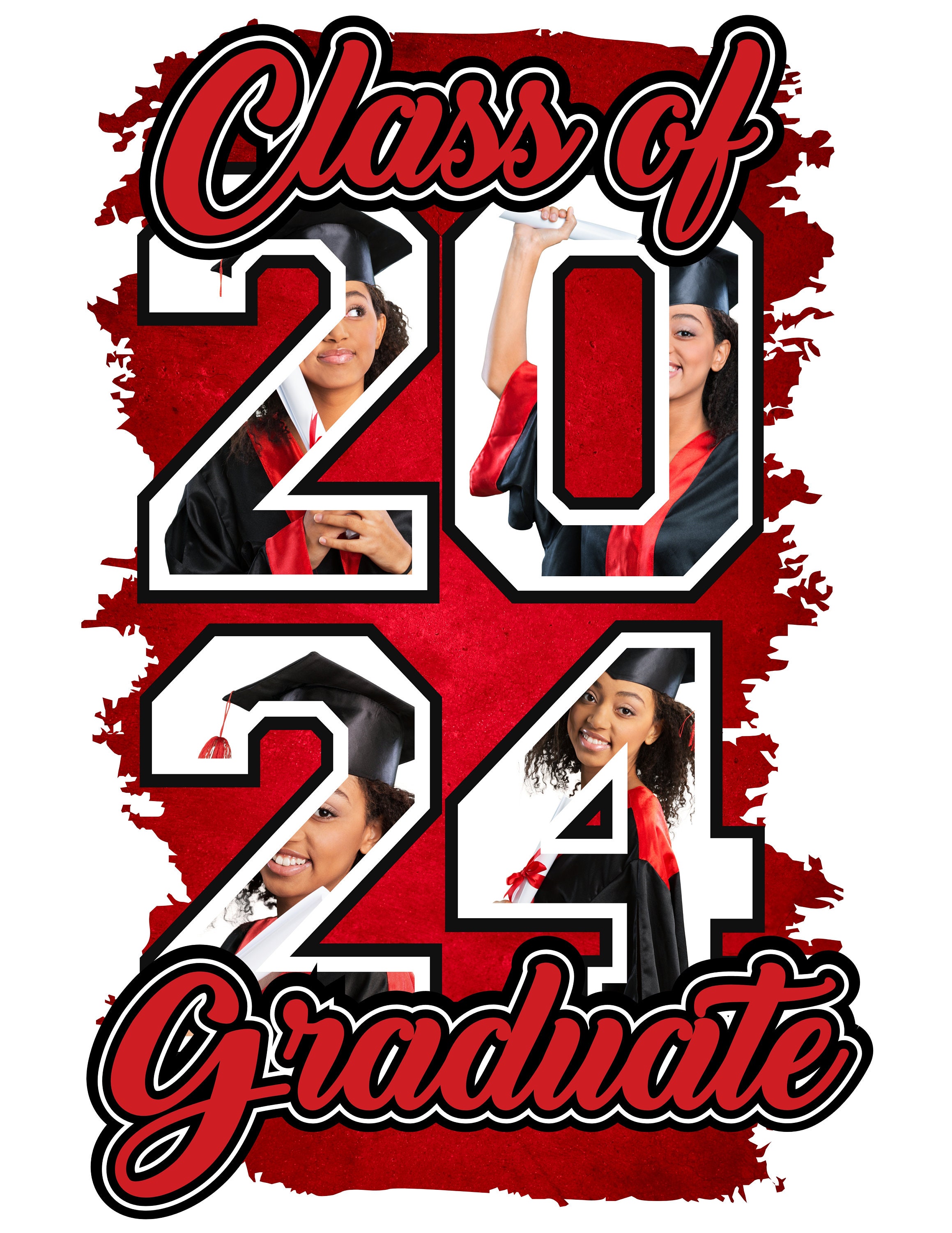 Class of 2024/ Grad Template//canva Template/sublimation Png/t-shirt ...