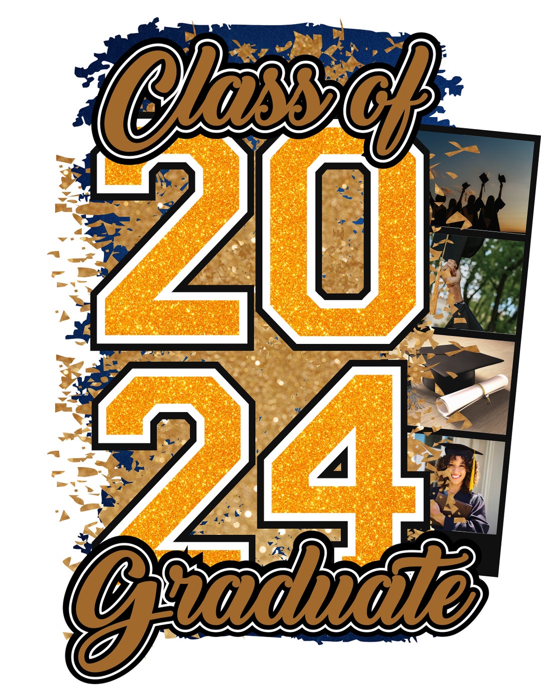 Class of 2024/ Grad Template//canva Template/sublimation Png/t-shirt ...
