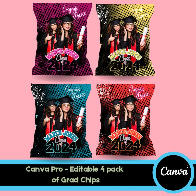 Graduation Chip Bags - Etsy