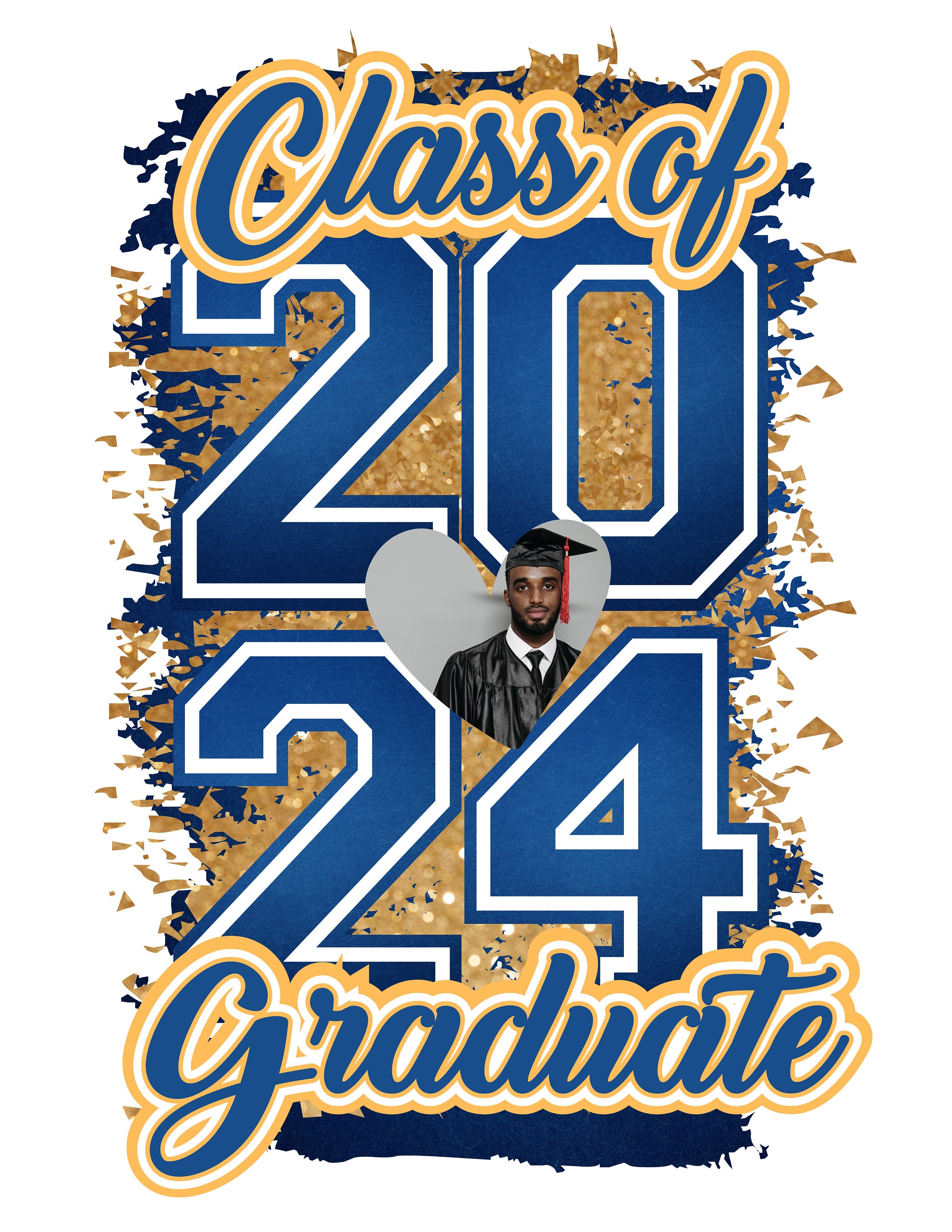 Class of 2024/ Grad Template//canva Template/sublimation Png/t-shirt ...