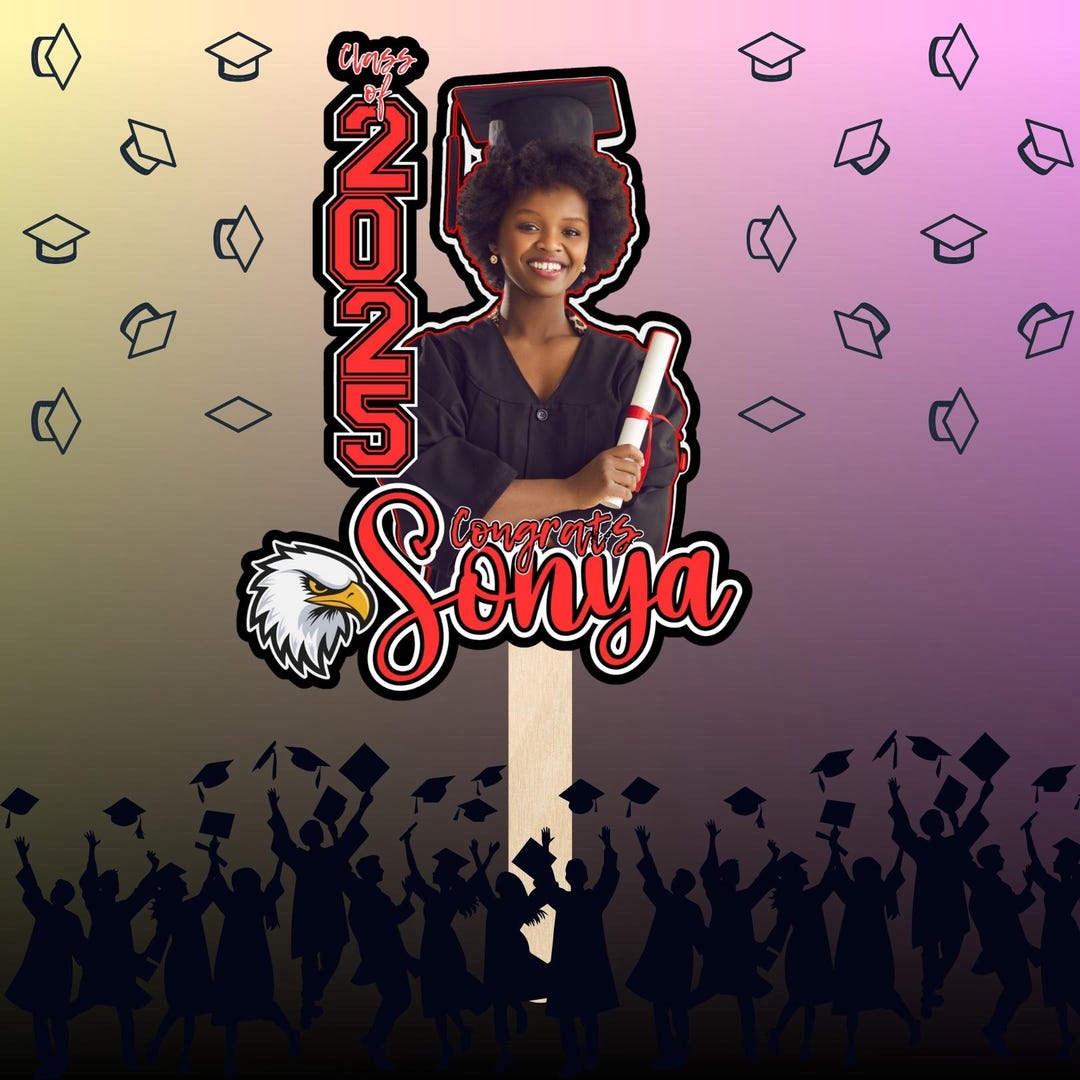 Grad Fan Templates • Grad Template • Template • Canva • Editable ...