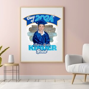 Class of 2024/ Grad Template/ Canva Pro Template/kinder Grad 2024 ...