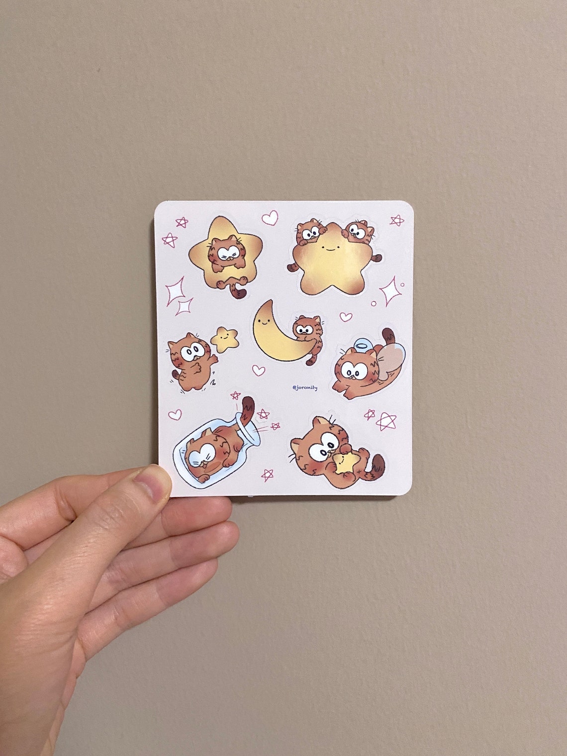 Baby Garf Sticker Sheet - Etsy