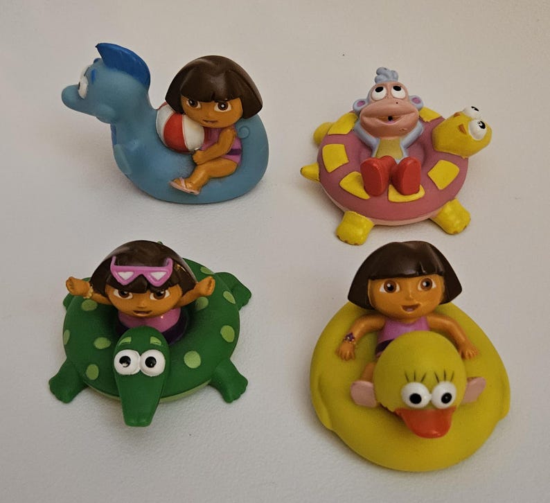 Dora the Explorer and Boots Munchkin Bath Toys - Etsy