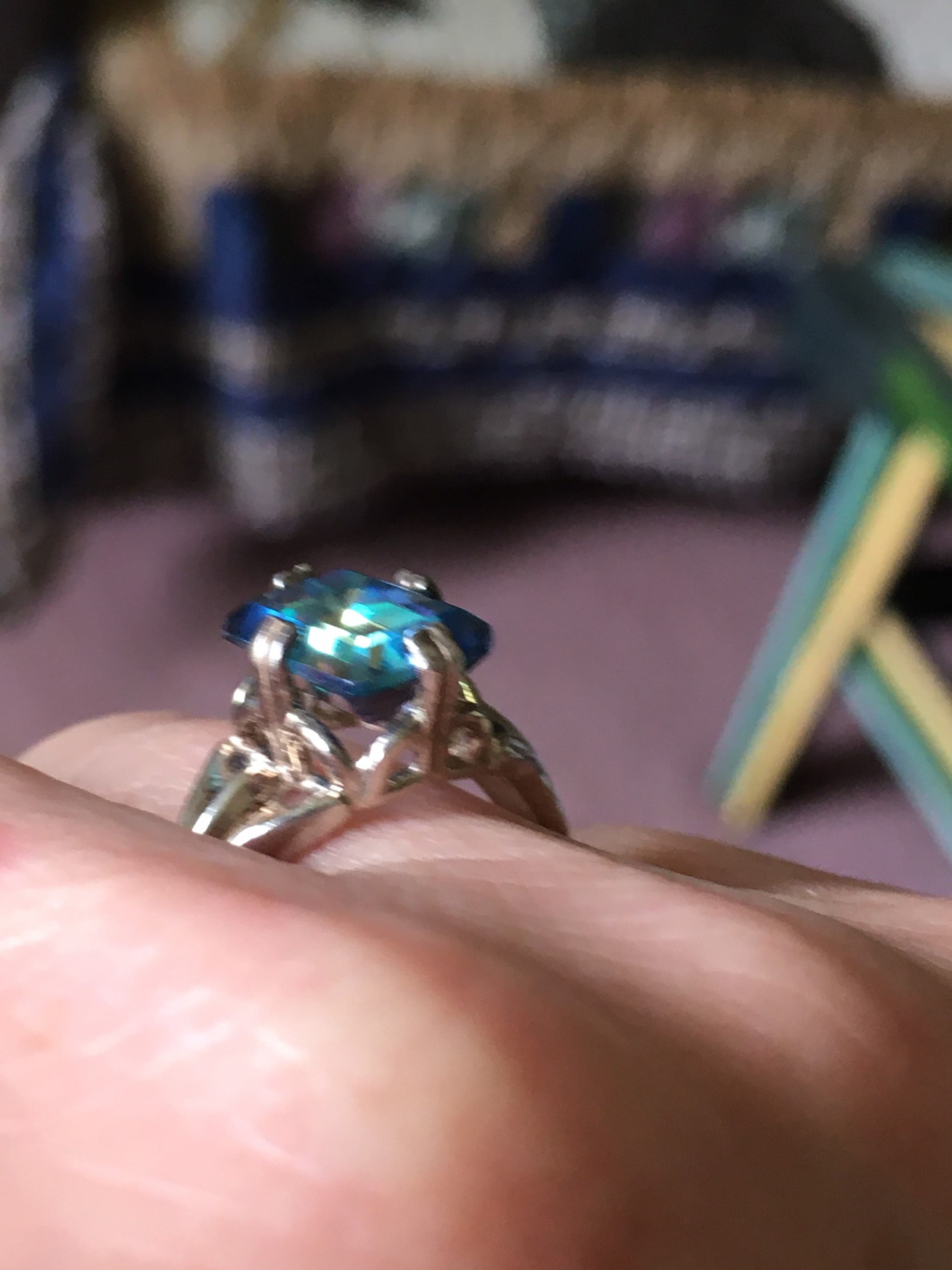 Azotic Topaz Ring - Etsy