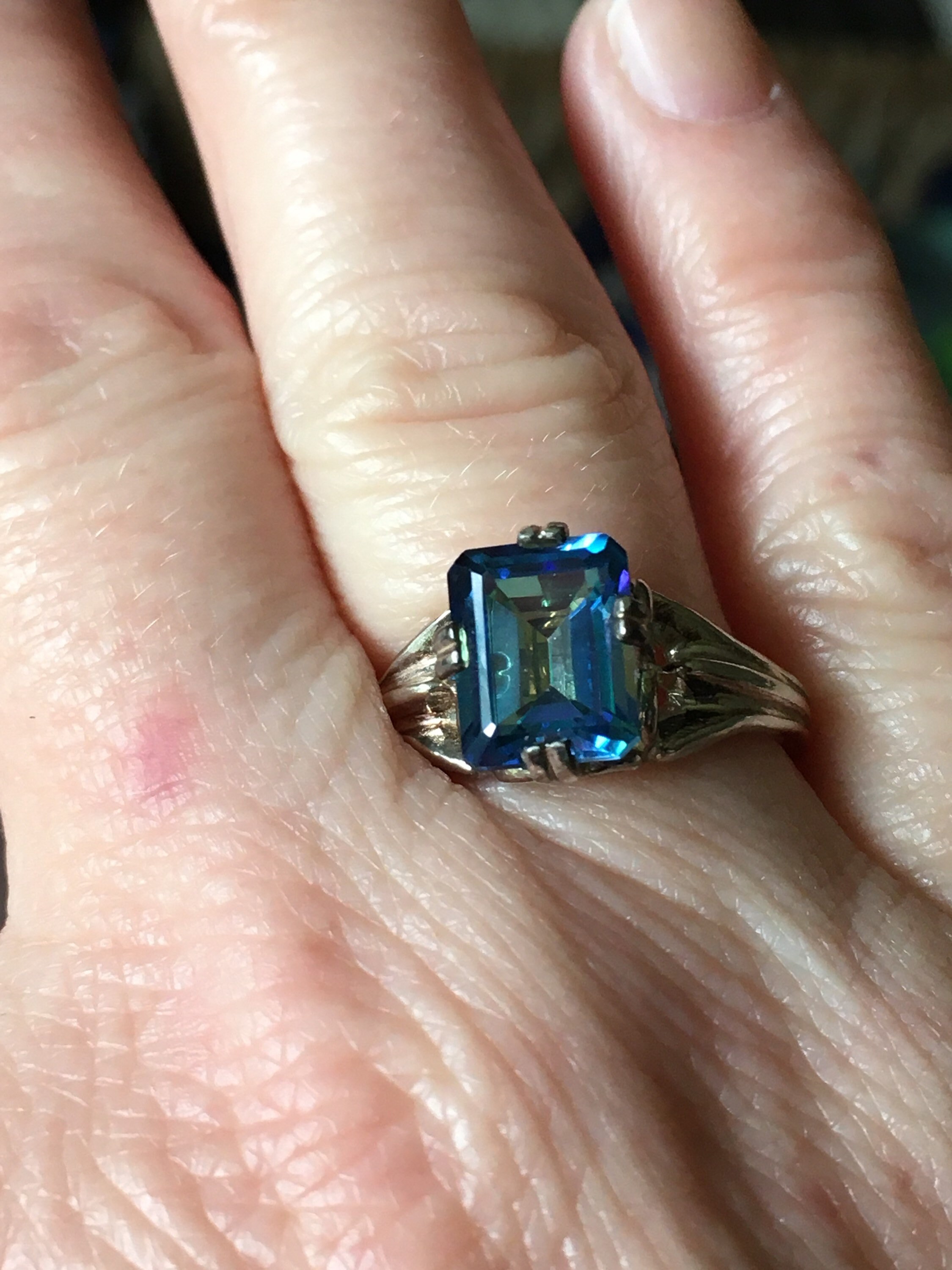 Azotic Topaz Ring - Etsy