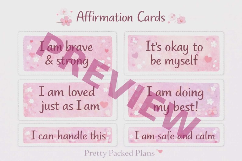 Affirmation Cards - Etsy