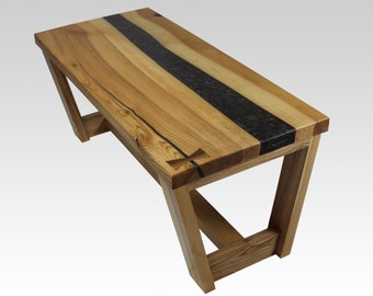 Ash Wood River Coffee Table - Etsy