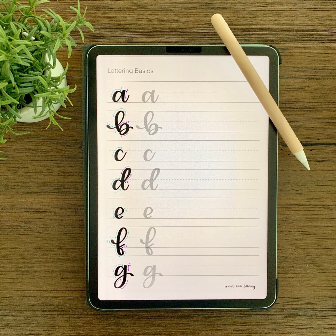 Lettering Basics Lettering Guide for Procreate or PDF Print - Etsy