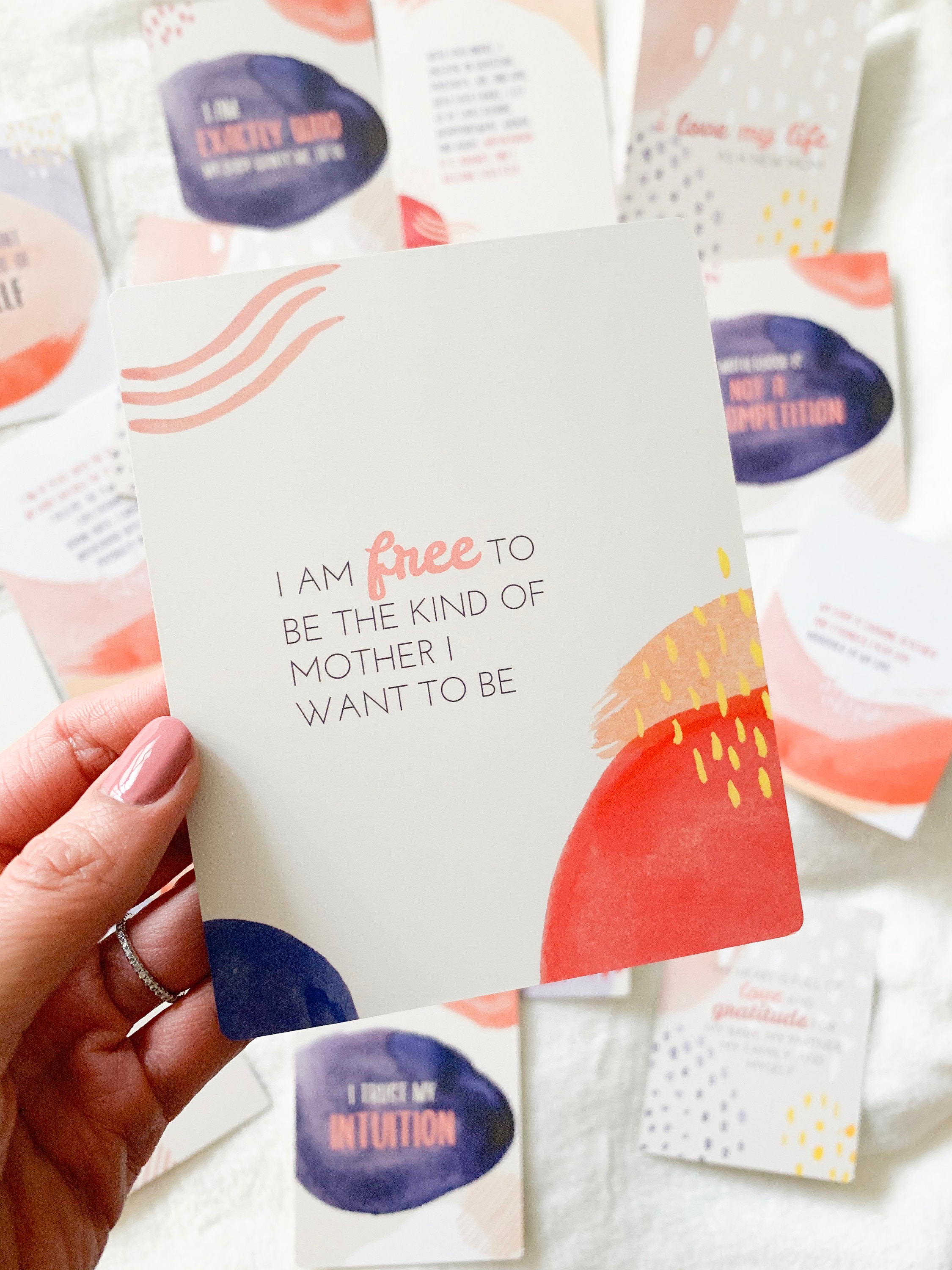 New Mama Affirmations: A Deck of 20 Affirmation Cards for New - Etsy
