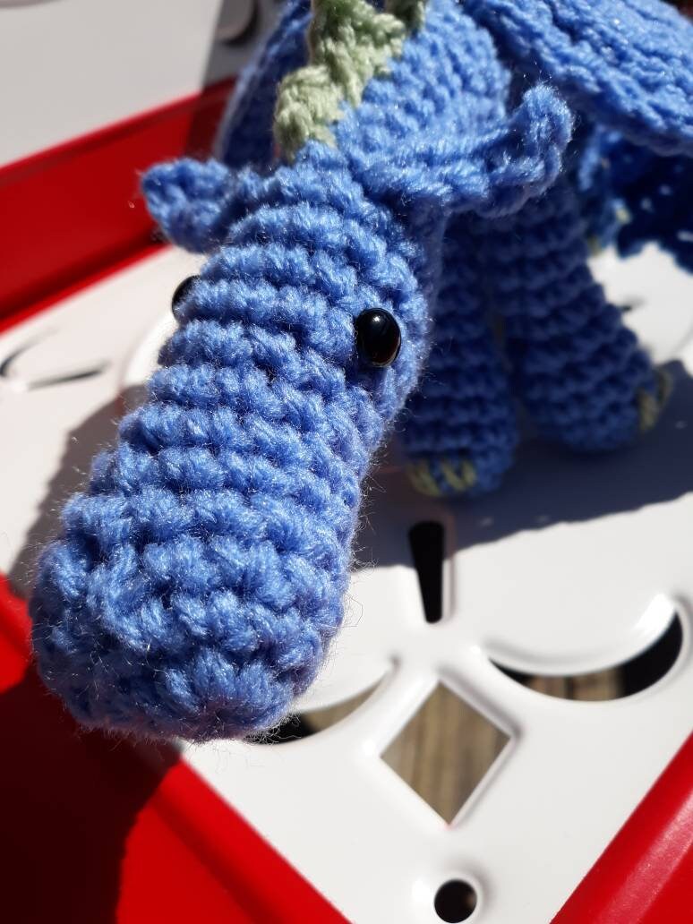 Crochet Stuffed Dragon Amigurumi - Etsy