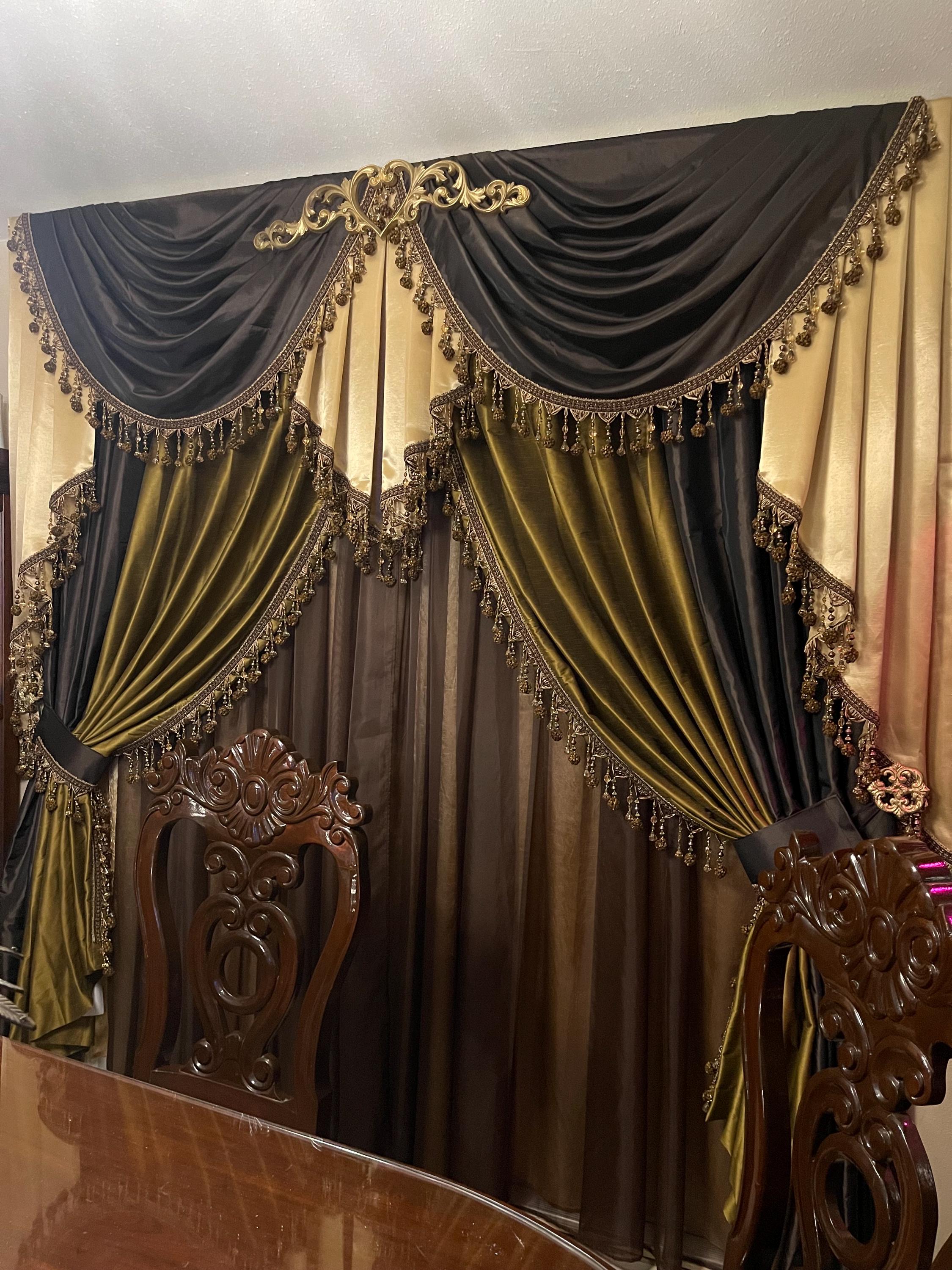 Elegancia Victorian Drapery Set. - Etsy