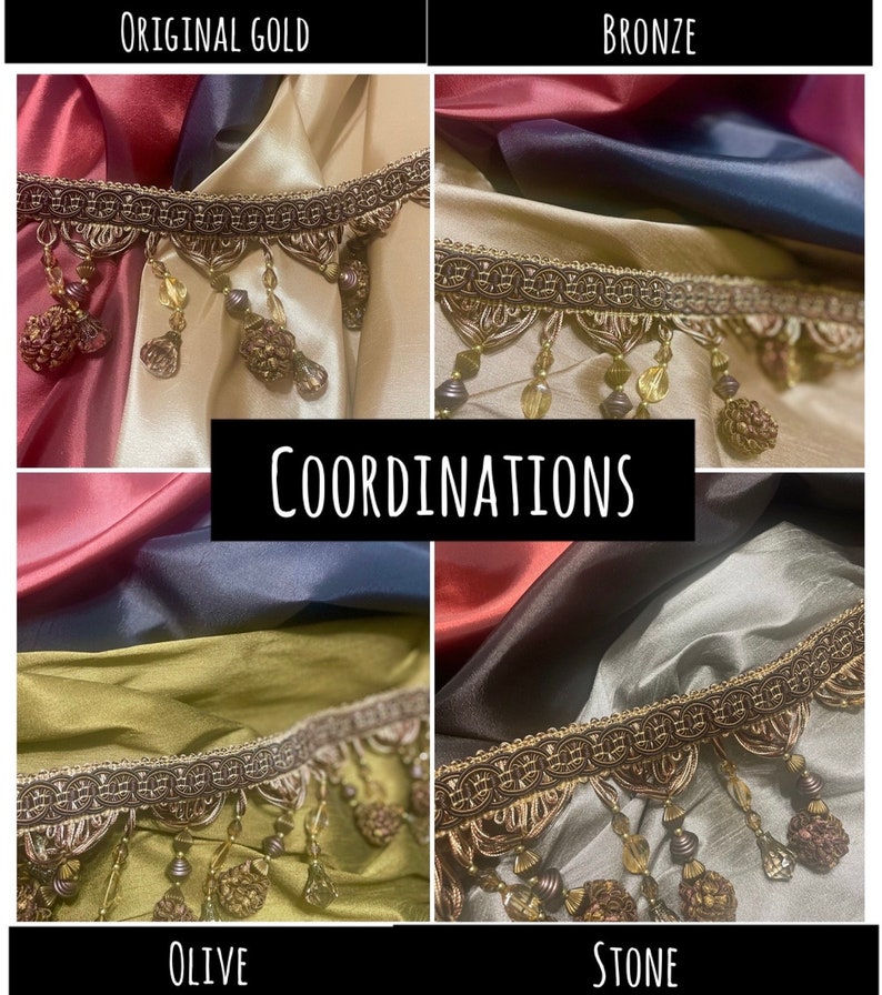 Elegancia Victorian Drapery Set. - Etsy