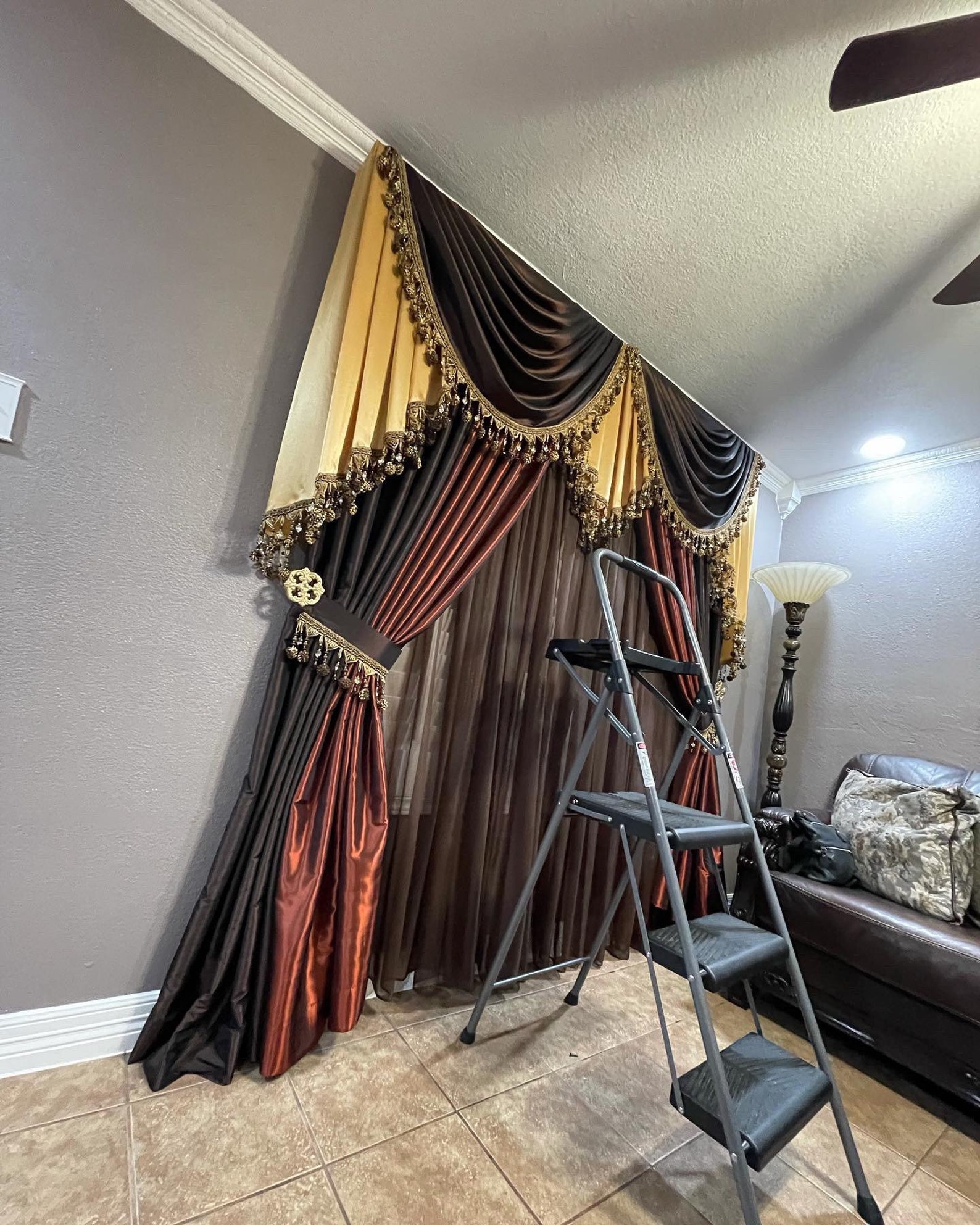 Elegancia Victorian Drapery Set. - Etsy