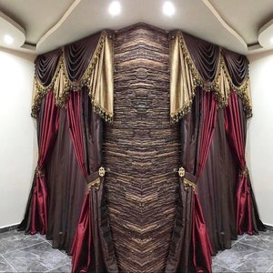 Elegancia Victorian Drapery Set. - Etsy