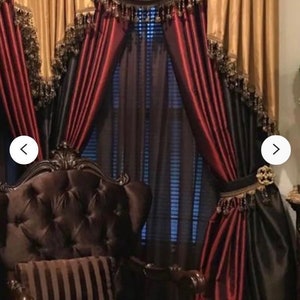 Elegancia Victorian Drapery Set. - Etsy