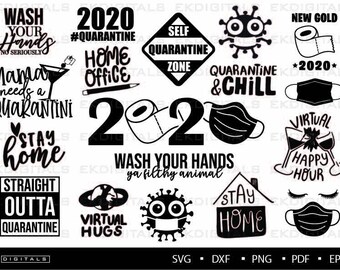 2020 Quarantine Svg | Etsy