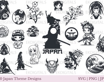 Japanese Kanji Art Kanji Monograms Cutting Files Svg Kanji - Etsy