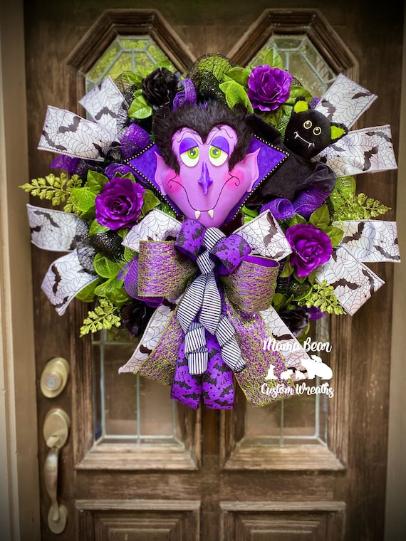 Vampire Wreath Dracula Wreath Vampire Decor Halloween - Etsy
