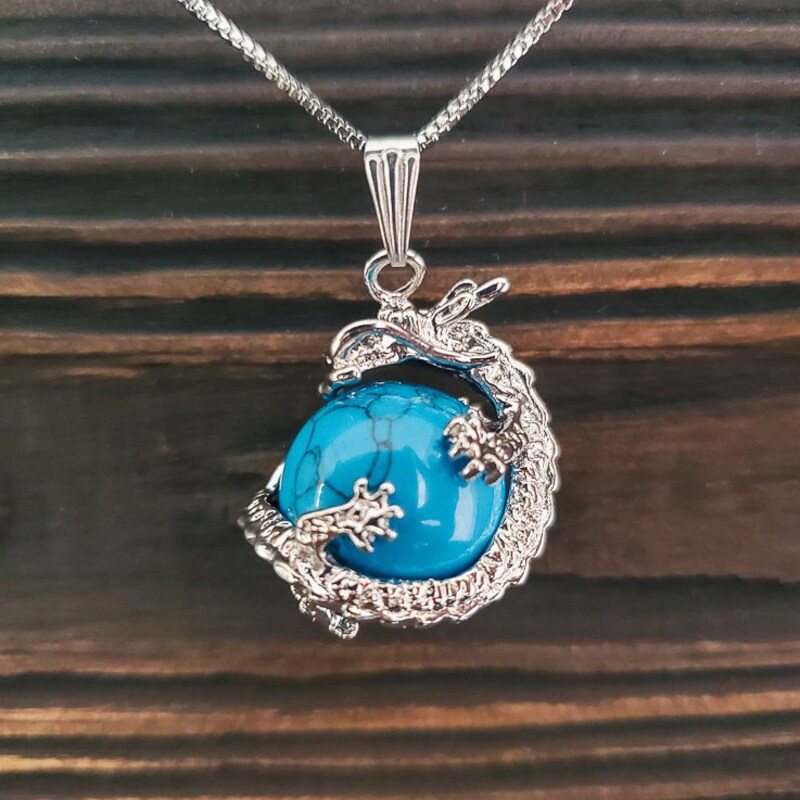 Turquoise Dragon - Etsy