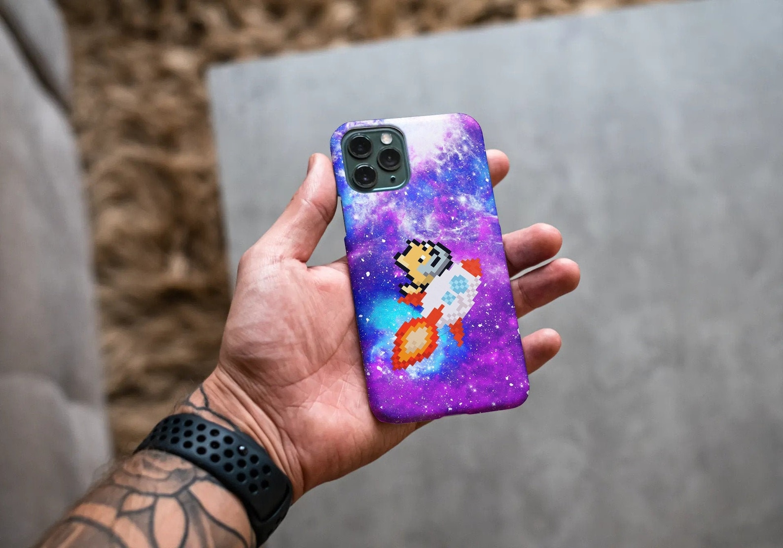 Pixel Dogecoin Phone Case Shiba Inu Dog Case to the Moon - Etsy