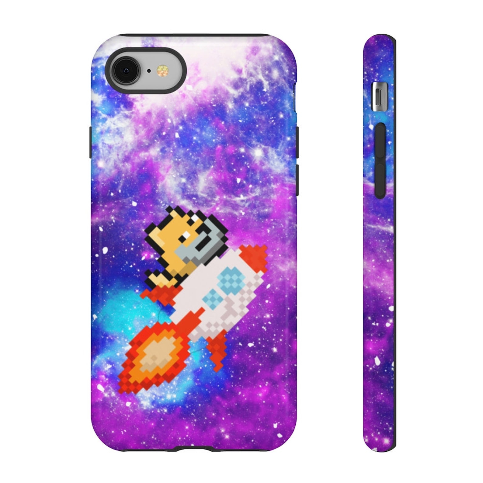 Pixel Dogecoin Phone Case Shiba Inu Dog Case to the Moon - Etsy